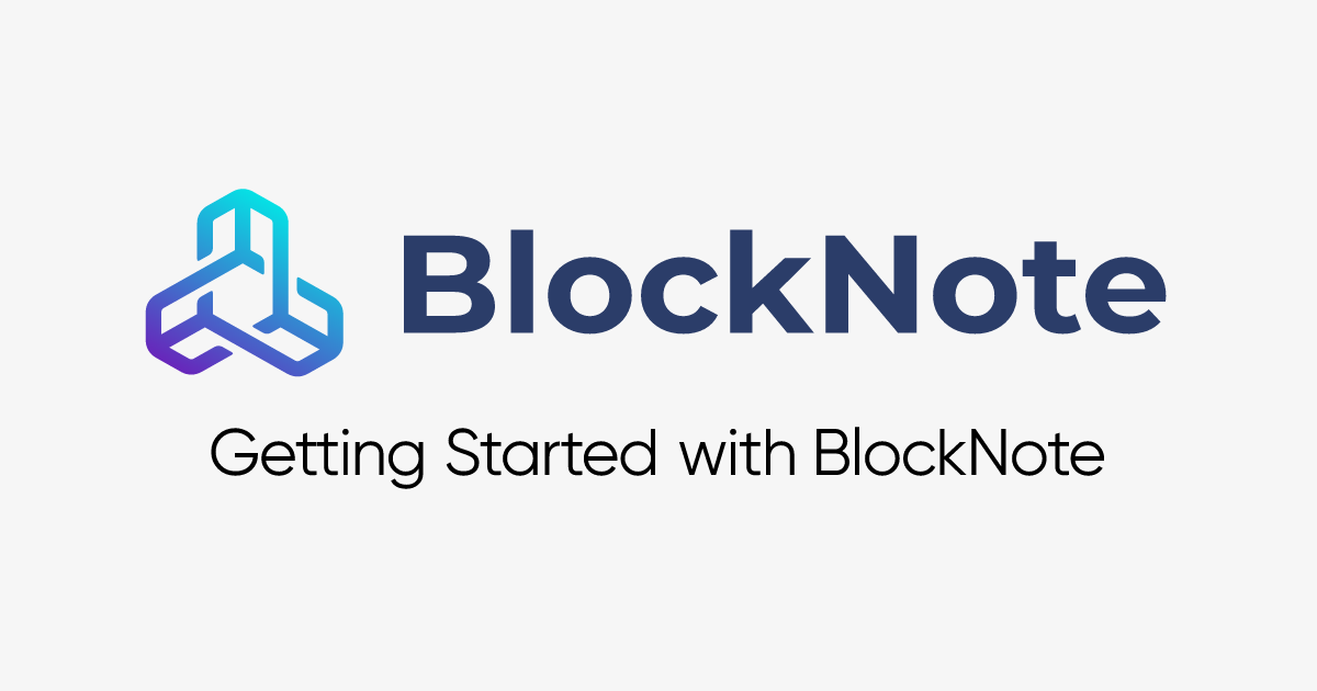 BlockNote - Getting Started